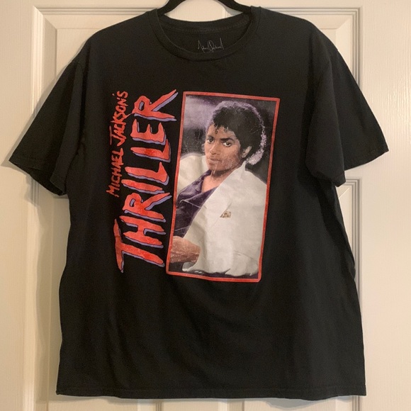 Shirts | Michael Jackson Thriller Black Tee Shirt | Poshmark
